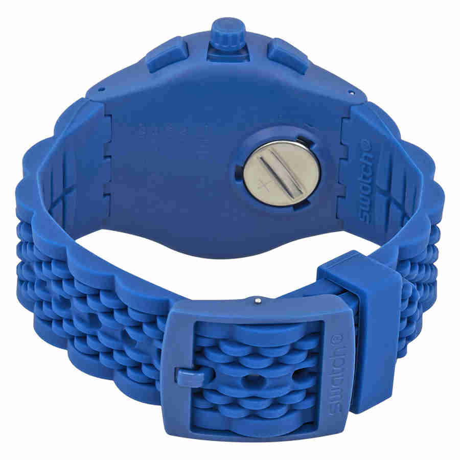 Swatch Triple Blu Chronograph Blue Dial Mens Watch SUSN415 ...