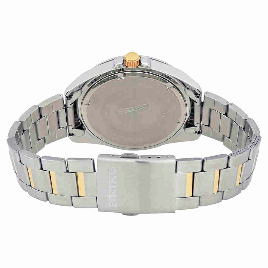 Seiko Silver Dial Two-tone Mens Watch SUR211 – Watchsavings.com